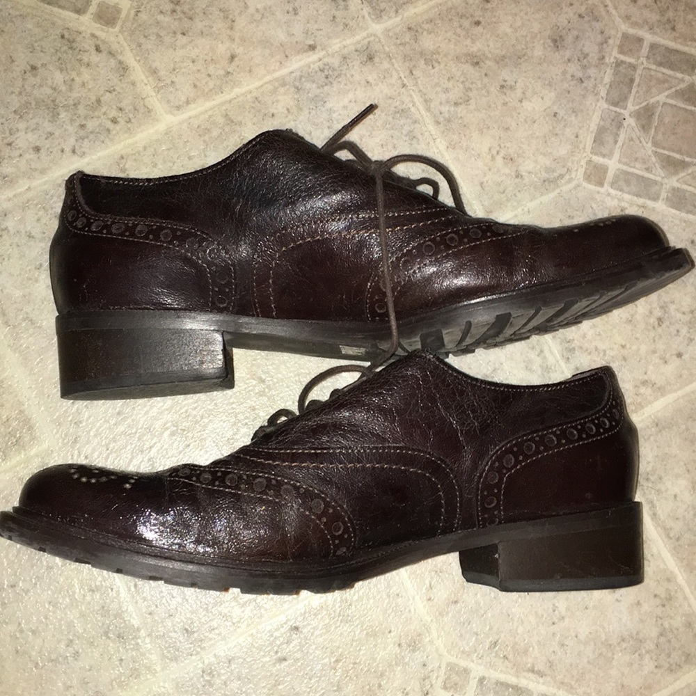 Daniele Tucci Made In Italy Leather Brogues Euc - Gem